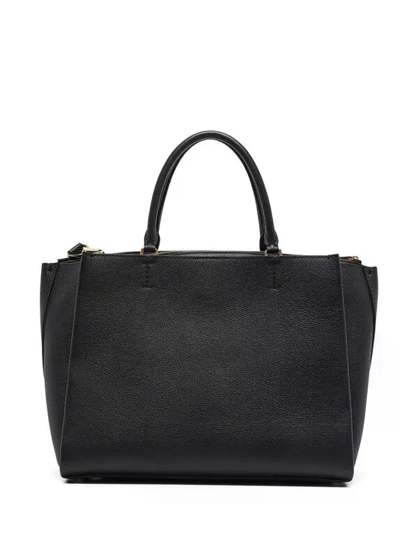 LOUIS VUITTON 2017 Lockme Leather Tote Bag - Black