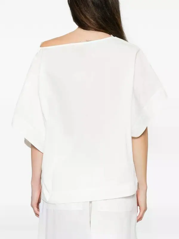 Soeur Issa Short-sleeve Blouse - White
