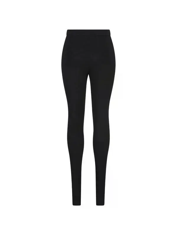 Gucci Gg Motif Ribbed Leggings