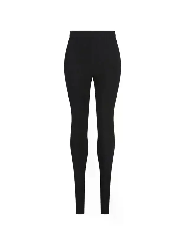 Gucci Gg Motif Ribbed Leggings