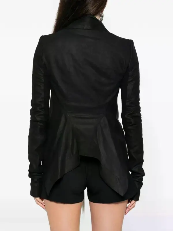 Rick Owens Naska Asymmetric Zip-up Biker Jacket