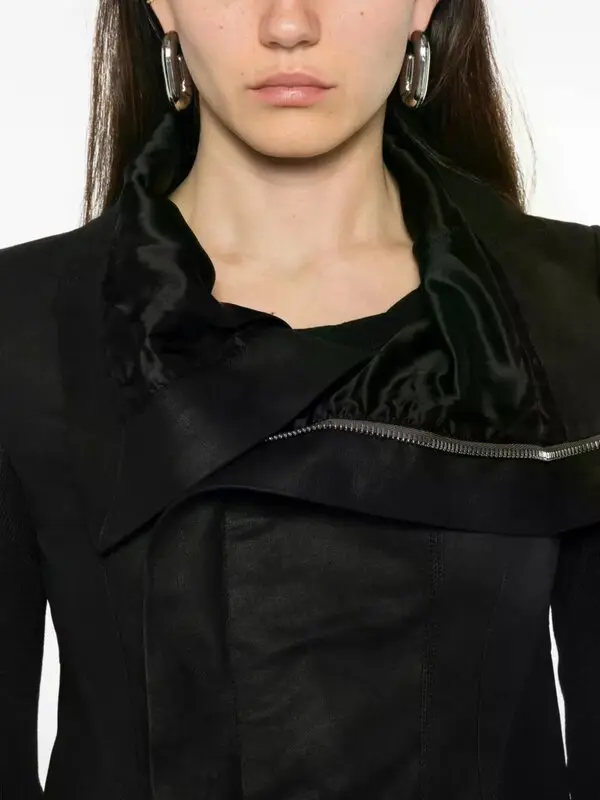 Rick Owens Naska Asymmetric Zip-up Biker Jacket