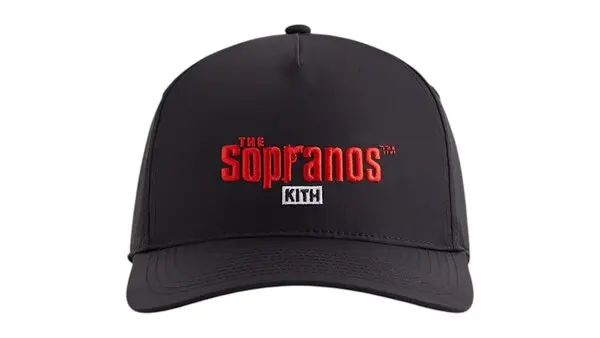 Kith X The Sopranos Nylon Bay Snapback - Black