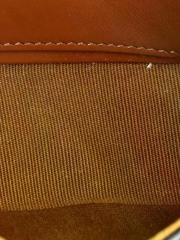 Celine Triomphe Coated Canvas Mini Shoulder Bag - Brown