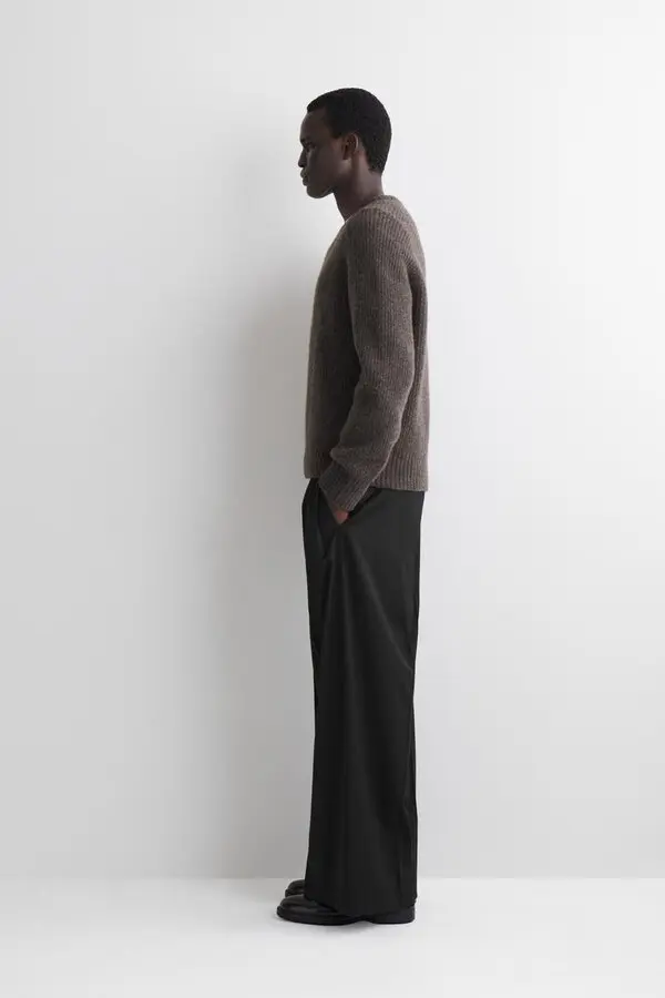 Cos Oversized Wool-yak V-neck Sweater