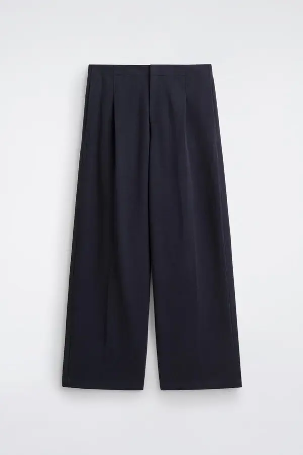 Cos Oversized Wide-leg Jersey Trousers