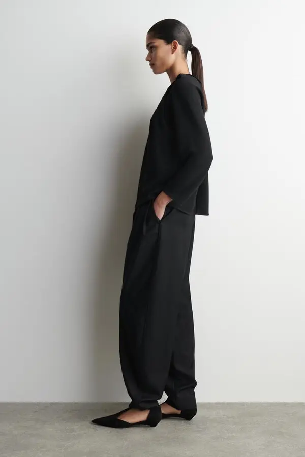 Cos Voluminous Pleated Blouse