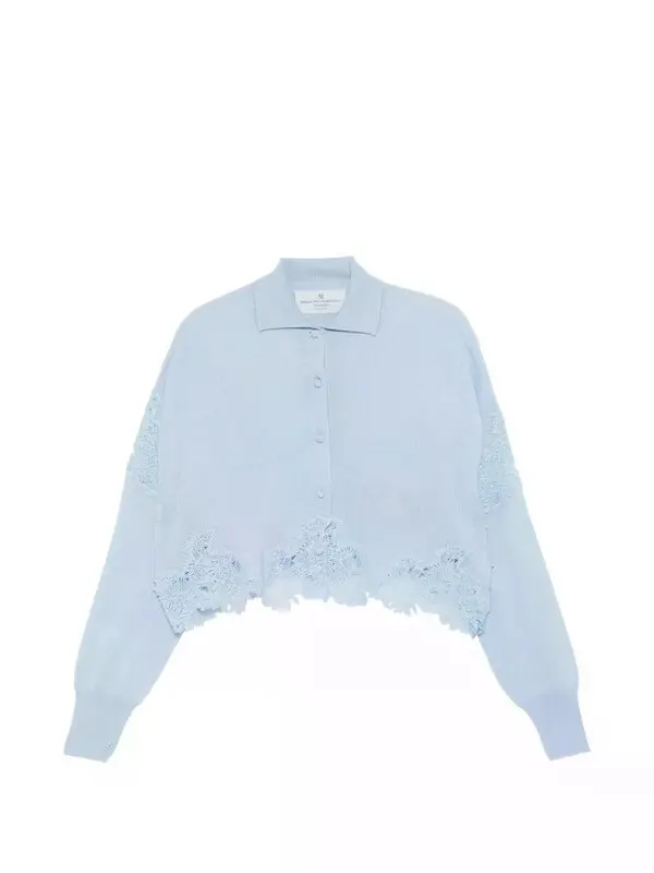 Ermanno Scervino Lace-trim Cardigan