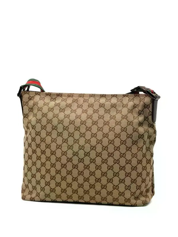 Gucci Gg Canvas Web Crossbody Bag