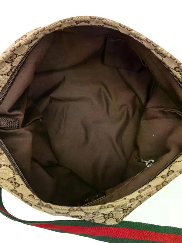 Gucci Gg Canvas Web Crossbody Bag
