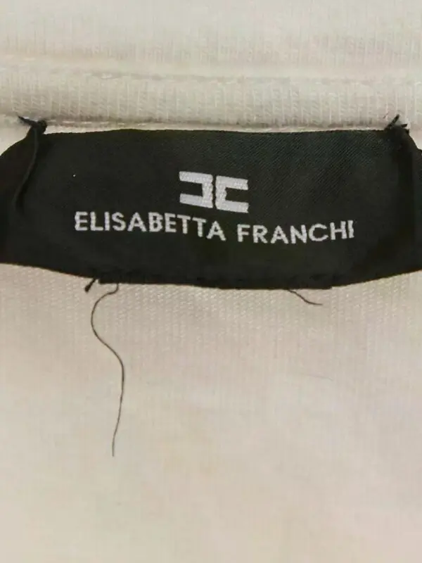 Elisabetta Franchi Embroidered Crew-neck T-shirt
