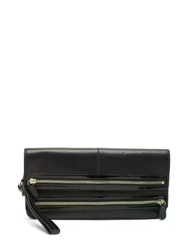 COACH VINTAGE Leather Zip Clutch