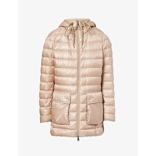 Moncler Jasmin Hooded Shell-down Parka