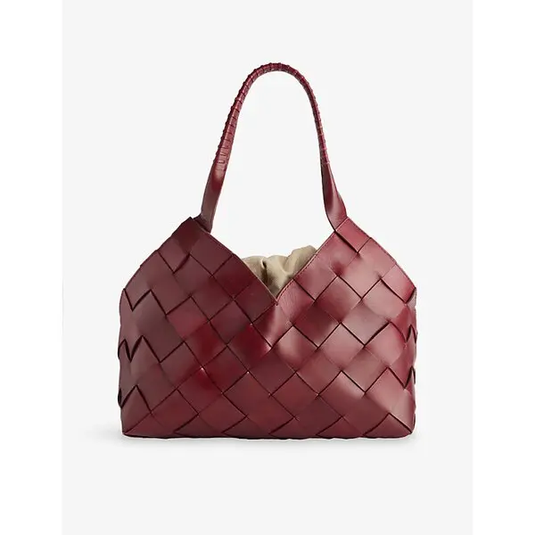 Dragon Diffusion Castello Leather Tote Bag - Bordo