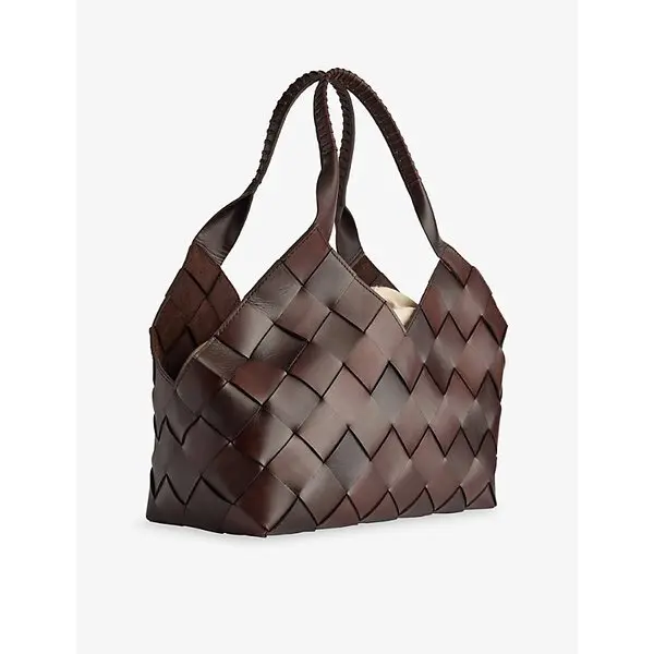 Dragon Diffusion Castello Leather Tote Bag - Dark Brown