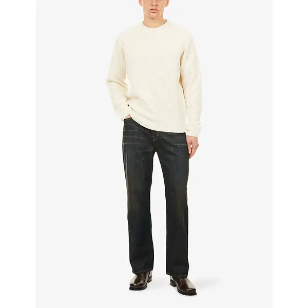 PERCIVAL Cable-knit Wool-blend Jumper