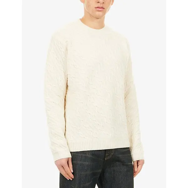 PERCIVAL Cable-knit Wool-blend Jumper