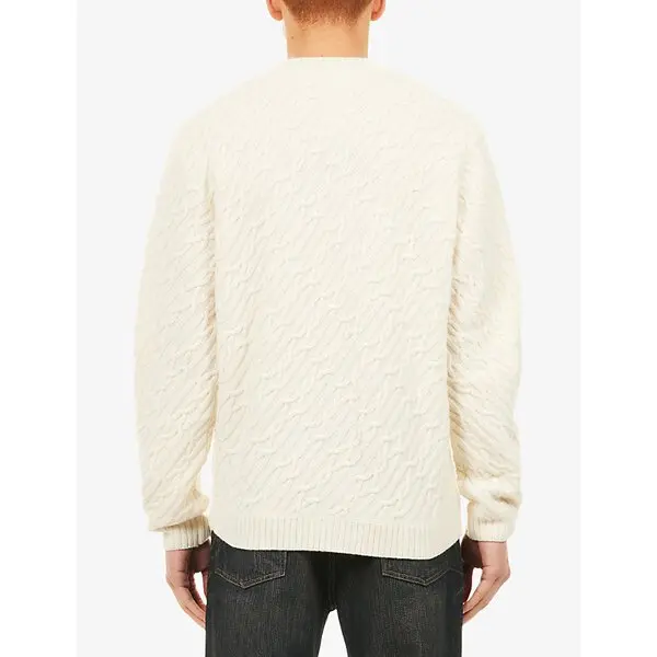 PERCIVAL Cable-knit Wool-blend Jumper