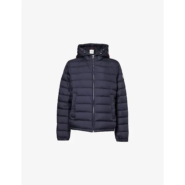Moncler Vermeille Hooded Shell-down Jacket - Blue