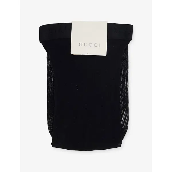 Gucci Gg Interlocking Tights - Black