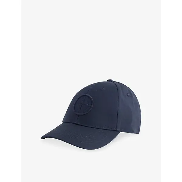 Stone Island Cotton Baseball Cap - Navy Blue