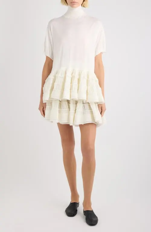 Alaïa Wool Blend Crinoline Sweater
