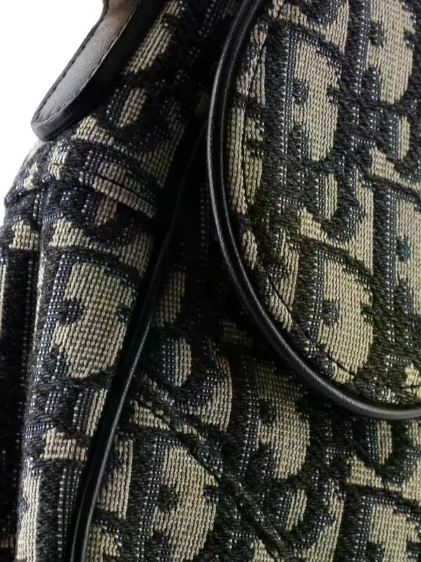 Dior Saddle Handbag Oblique Canvas Medium Shoulder Bag
