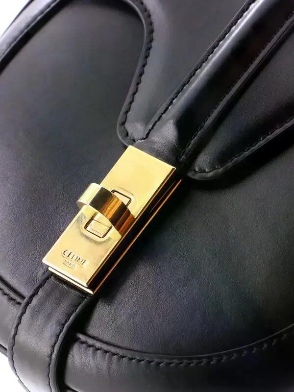 Celine Besace 16 Small Crossbody Bag - Black