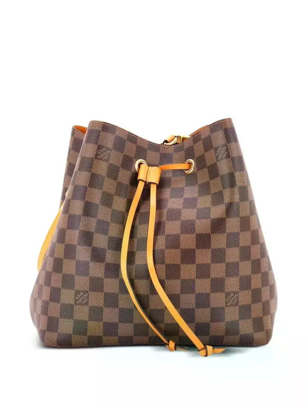 LOUIS VUITTON Neonoe Damier Mm Bucket Bag - Brown