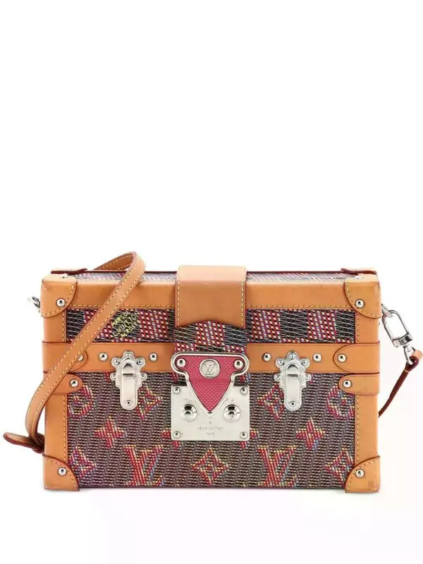 LOUIS VUITTON Petite Malle Crossbody Bag Damier Monogram Pop Canvas