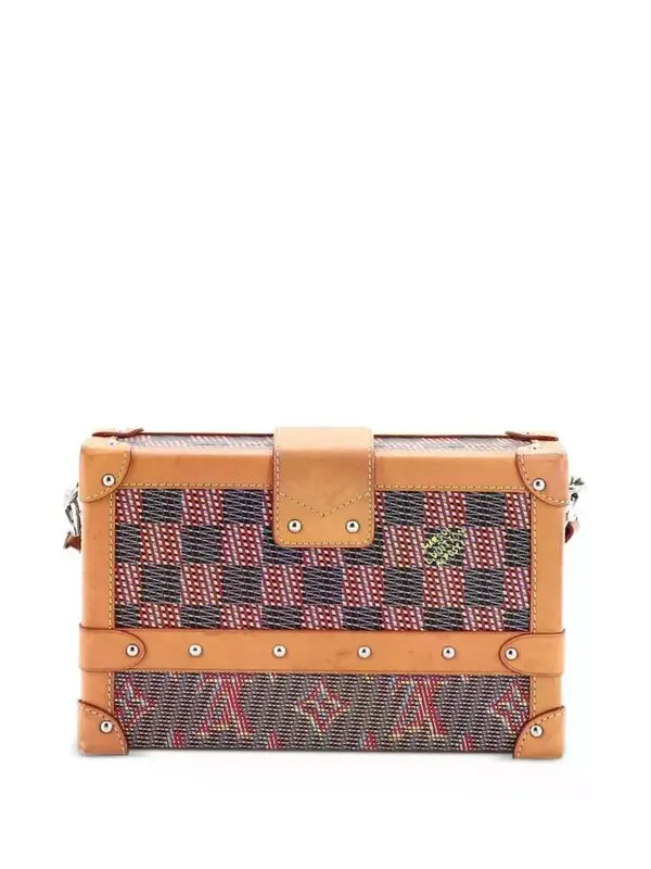LOUIS VUITTON Petite Malle Crossbody Bag Damier Monogram Pop Canvas