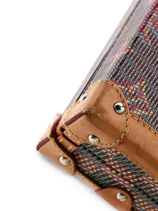 LOUIS VUITTON Petite Malle Crossbody Bag Damier Monogram Pop Canvas