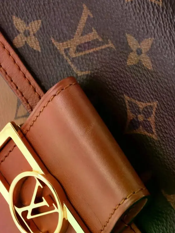 LOUIS VUITTON Dauphine Reverse Monogram Mini Crossbody Bag - Brown