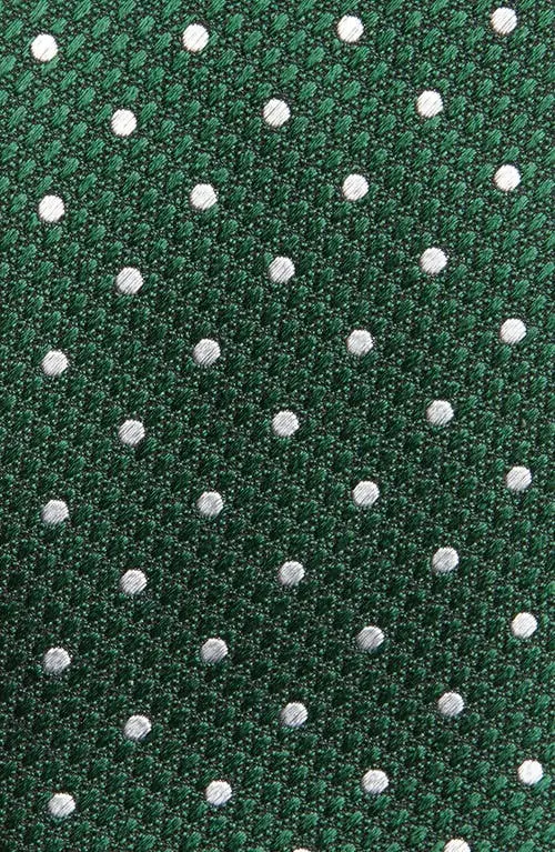 TOM FORD Microdot Silk Jacquard Neck Tie - Forest