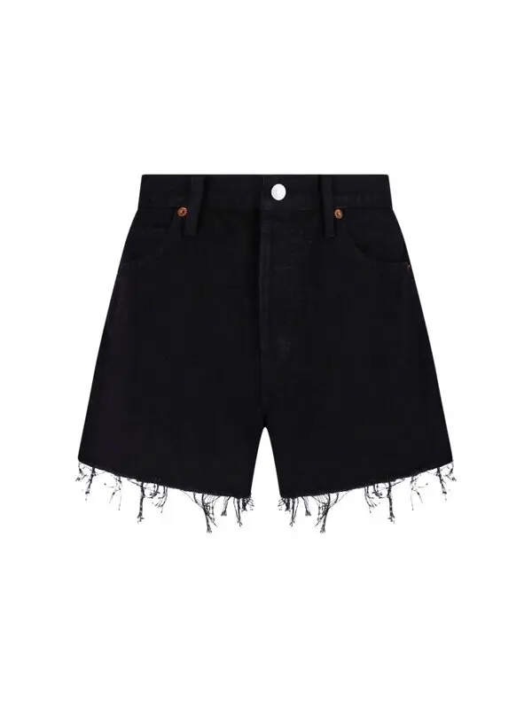 DUNST Denim Shorts - Black