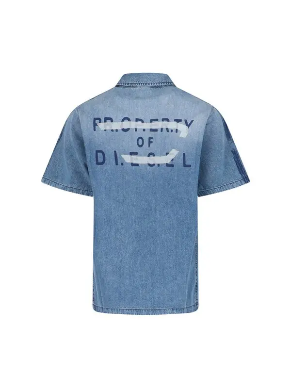 DIESEL® D-nabil-s3' Shirt - Blue
