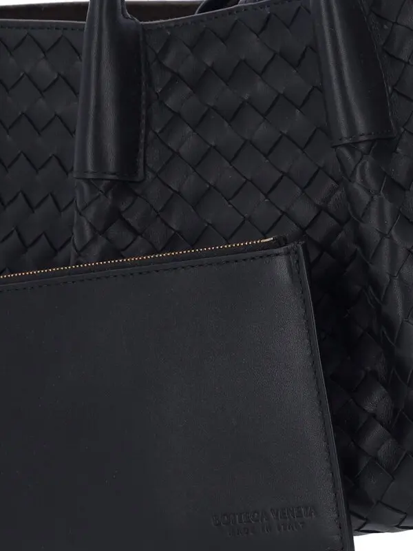 Bottega Veneta Medium Reversible Handbag - Black