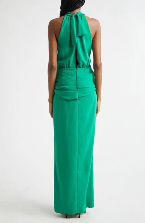 Johanna Ortiz Excepcionalidad Crepe Maxi Dress - Emerald