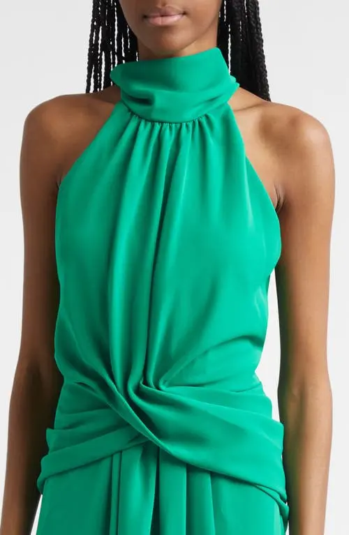 Johanna Ortiz Excepcionalidad Crepe Maxi Dress - Emerald