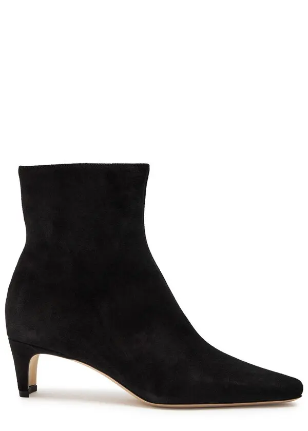 Staud Wally Ankle Boots - Black