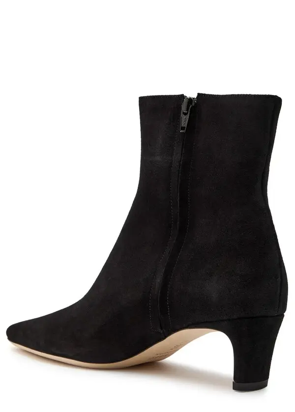 Staud Wally Ankle Boots - Black
