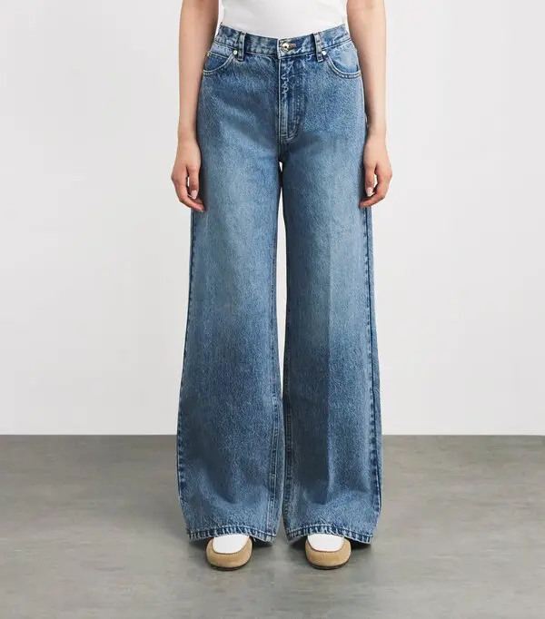 Sandro Wide-leg Denim Jeans