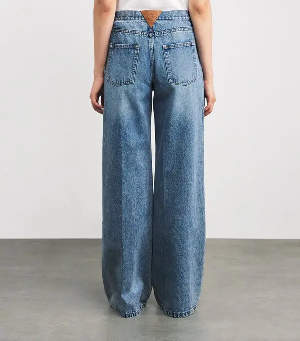 Sandro Wide-leg Denim Jeans