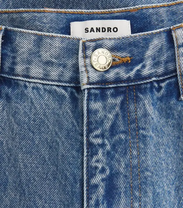 Sandro Wide-leg Denim Jeans