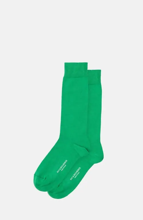 SCAROSSO Colocott Socks - Bright Green - Cotton