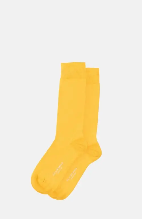SCAROSSO Colocott Socks - Yellow - Cotton