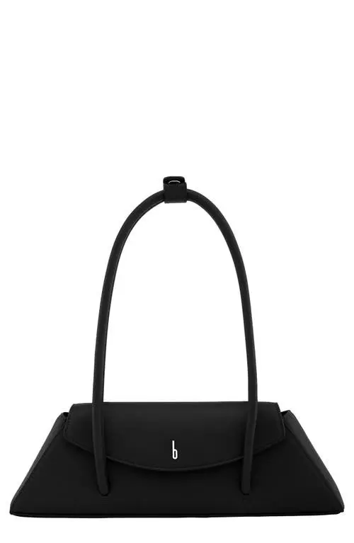 BEHNO Diana Leather Shoulder Bag - Black