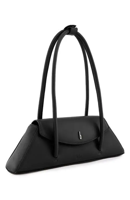 BEHNO Diana Leather Shoulder Bag - Black
