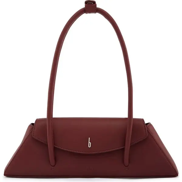 BEHNO Diana Leather Shoulder Bag - Brick