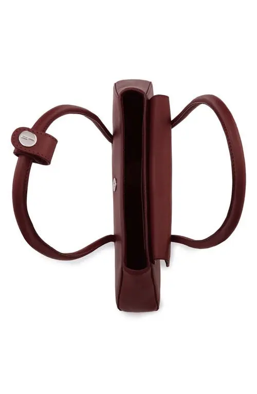 BEHNO Diana Leather Shoulder Bag - Brick